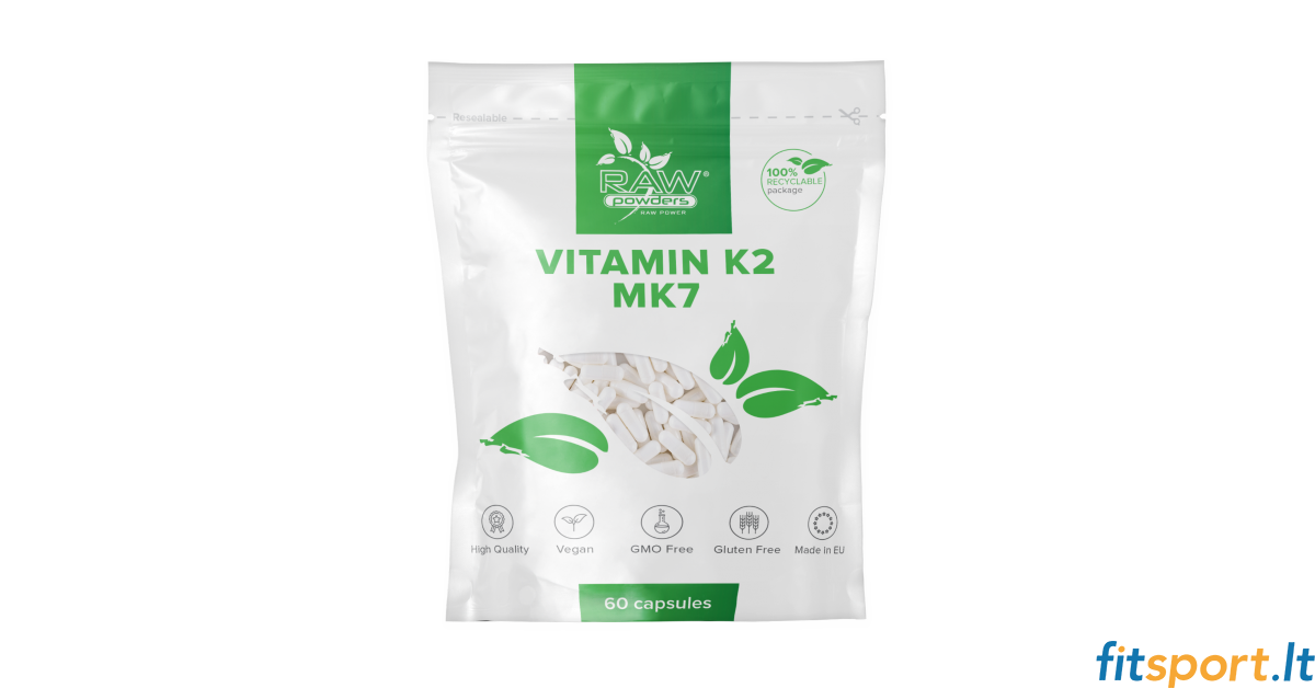 Toorpulbrid K2-vitamiin – K-vitamiini kõige paremini imenduv vorm